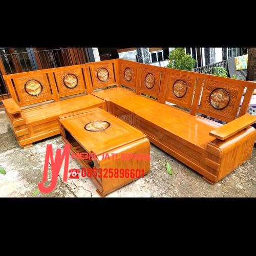 Jual kursi tamu sudut minimalis modern model domini - Kab. Jepara ...