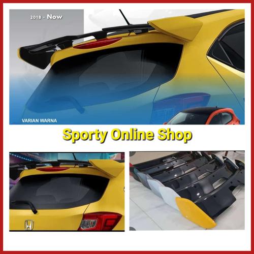 Jual Spoiler Sayap Brio Satya RS Model Urbanite - Hitam Kuning - Kota ...