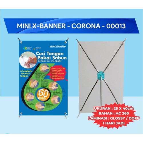 Jual Cetak Mini Banner/Mini X-Banner IVORY 260gr+Laminasi - 6 LANGKAH ...