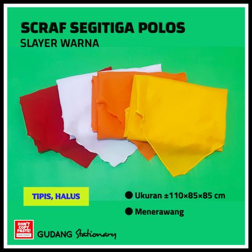 Jual Scraf Segitiga Warna Polos - Putih - Jakarta Timur - Gudang ...
