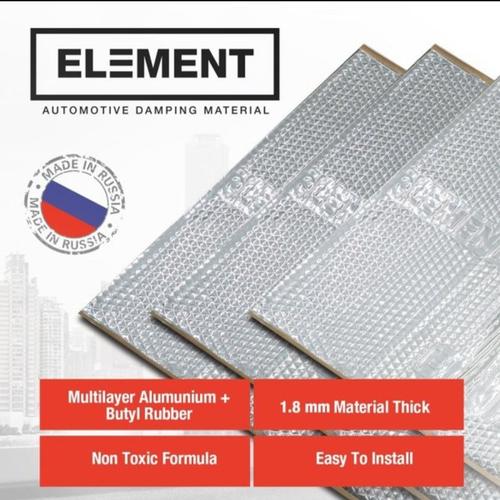 Jual Audio Mobil Peredam Element Stealth Aluminium Foil Butyl Rubber ...
