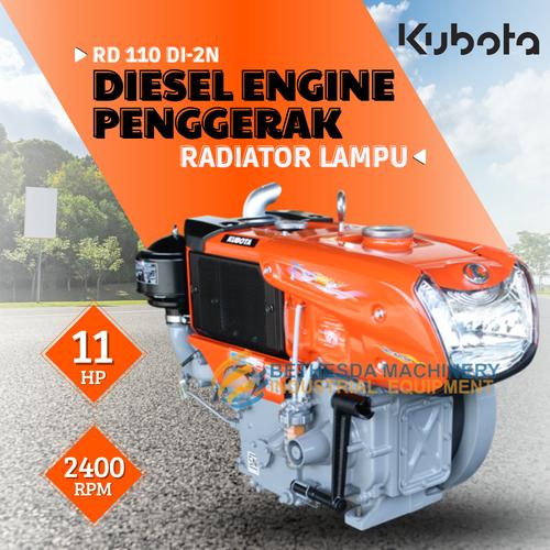 Jual KUBOTA RD 110 DI-2T DIESEL PENGGERAK 11PK RADIATOR LAMPU - Kota ...