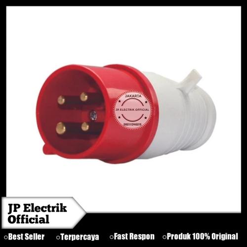 Jual Steker Genset 4 Pin 32A CEE 024 Industrial Plug 4 Pin 32A - Jakarta Pusat - JP Electrik ...