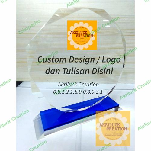 Jual Plakat Akrilik Model Bevel 1cm/ 10mm Diamond Ready Stock + Print ...