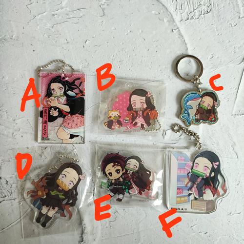 Jual official merch kimetsu no yaiba acrylic stand keychain nezuko ...