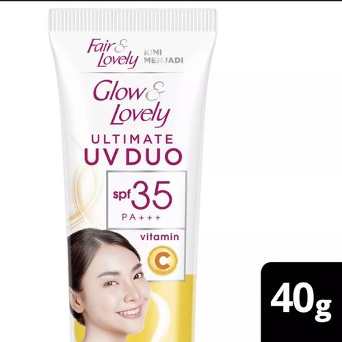 Jual Glow and Lovely UV Duo Cream Vit C & Niacinamide Sunscreen SPF35+++ - Kab. Tangerang ...