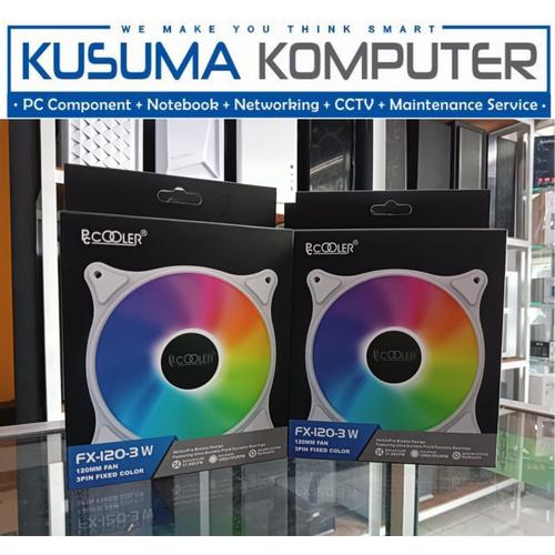 Jual PcCooler FX-120-3 White Fan Casing PC 12cm - Kab. Sleman - kusuma ...