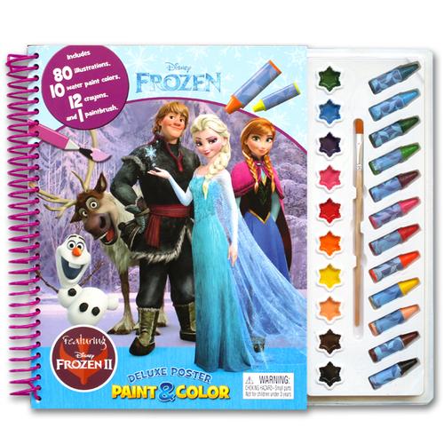 Jual Disney Frozen II Deluxe Poster Paint & Color Book (WW) - Jakarta ...