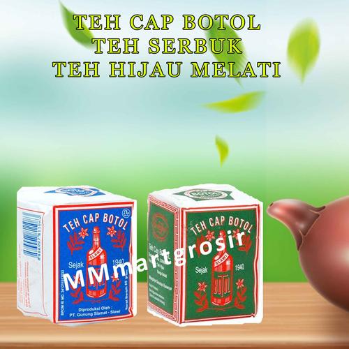Jual Teh Cap Botol / Teh Hijau Wangi Melati / 40gr / Teh kemasan - Hijau - Jakarta Pusat ...