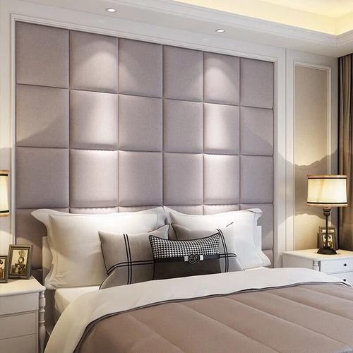 Jual Headboard Bed Panel Wallpanel Dinding 3D Linen Leather Oscar ...