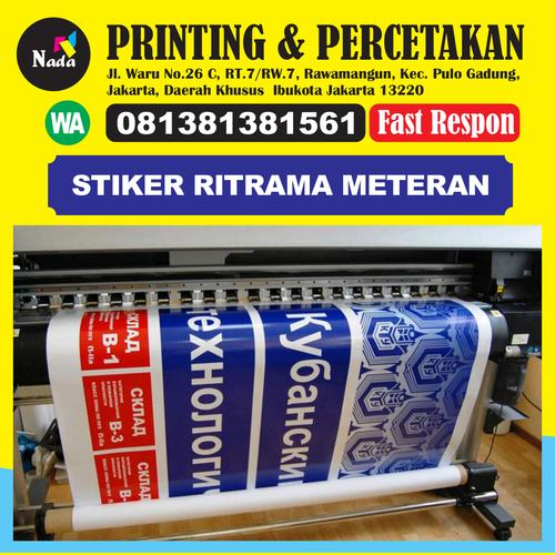 Jual Cetak Stiker Vinyl Ritrama Meteran / Print Stiker Meteran ...