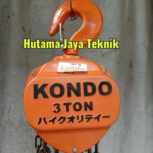 Jual Chain Blok Katrol 3 Ton Rantai 10 Meter Kondo - Kab. Tulungagung ...