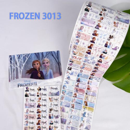 Jual LABEL NAMA STIKER NAMA PREMIUM FROZEN ORI TW WATERPROOF - L (50 ...