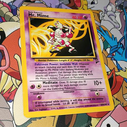 Jual MR. MIME Kartu Pokemon 2 Rare no holo fossil ex gx sr hr aa ...