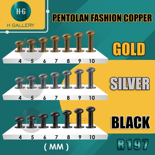 Jual R 197 - PENTOLAN FASHION / BAUT PENTOL COPPER 4 5 6MM 7MM 8MM 9MM ...