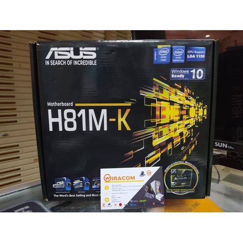 Jual MOTHERBOARD ASUS H81M-K SOCKET 1150 / MOBO ASUS H81MK H81 MK ...