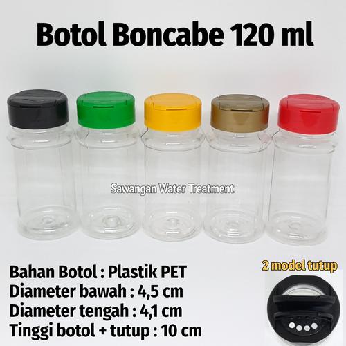 Jual Botol Boncabe 120 ml / Botol Tabur 120 ml / Botol Lada / Botol ...