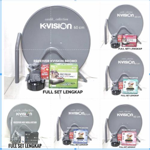 Jual Paket Parabola Mini Kvision 60 cm Full Set Lengkap - RCV OPTUS ...