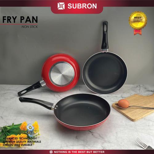 Promo Frying Pan Lapis Teflon Non-Stick Anti Lengket 22/24/26cm - Subron - 22cm - Kota Bandung ...