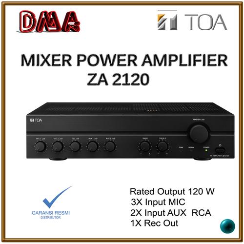 Jual Amplifier TOA ZA 2120 120 watt Original - Kota Palembang - duo mitra abadi | Tokopedia
