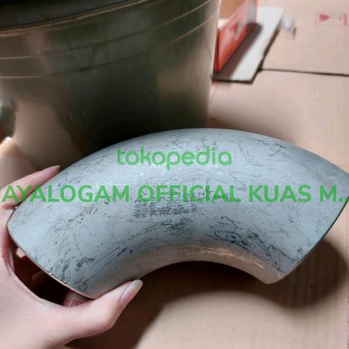 Jual Keni L Las besi seamless 304 Stainlessteel 3" inch 90 derajat besi ...