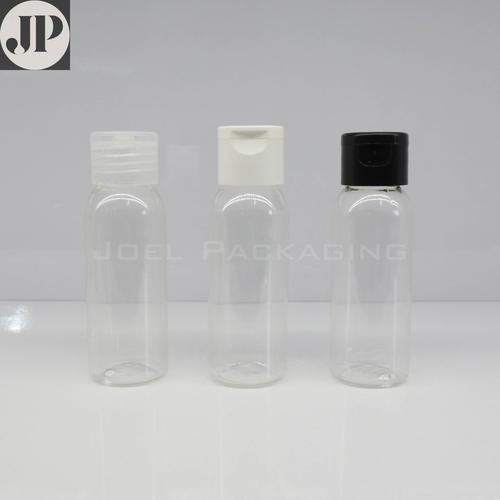 Jual BOTOL 60ML FLIPTOP NATURAL PUTIH HITAM 60 ML PET BENING CLEAR FLIP TOP - Tutup Clear - Kab ...