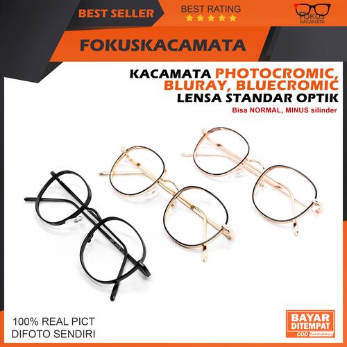 Jual Kacamata Lensa Photocromic, Bluray, Bluecromic Standar OPTIK #1 ...