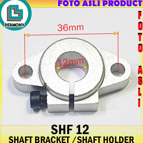Jual SHF12 shaft holder horizontal linear bracket rail shf 12 shf-12 ...
