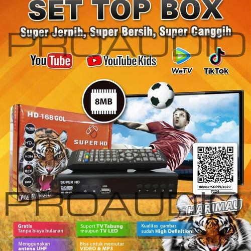 Jual set top box murah dvbt-2 super hd tiger set top box tv digital SNI ...