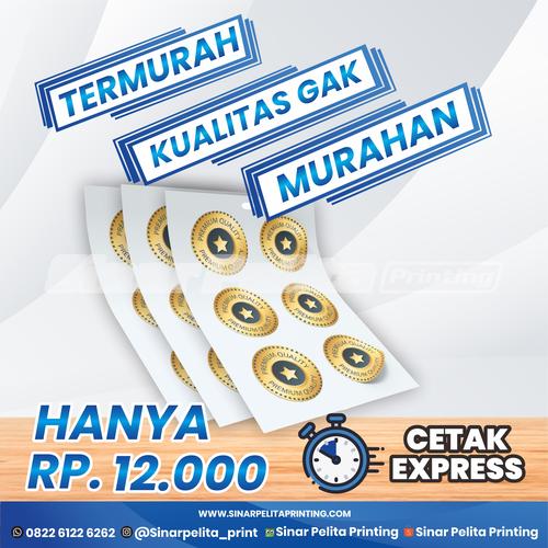 Jual Stiker Print & Cut Label Bentuk Bulat | Murah berkualitas - Cromo ...