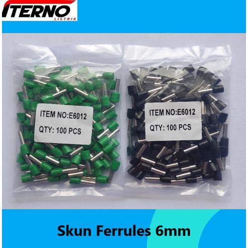 Jual Skun Kabel Ferrules 6mm E6012 Warna - Hijau - Kota Tangerang ...