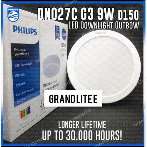 Jual PHILIPS DN027C G3 9W D150 6INCH surface mounted LED DOWNLIGHT ...