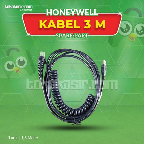 Jual KABEL SCANNER BARCODE HONEYWELL 3 METER KABEL USB RJ 45 - Kota ...