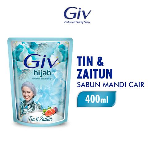 Jual Giv Hijab Sabun Mandi Tin & Zaitun 400 ml - - Wings Official Store ...
