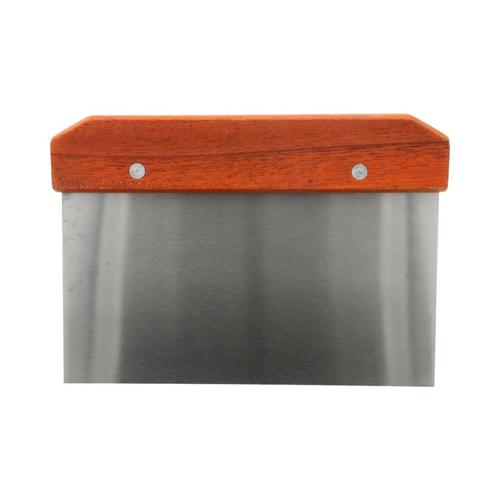 Promo Scrapper Stainless Gagang kayu Pemotong Adonan Kue Dough Cutter ...