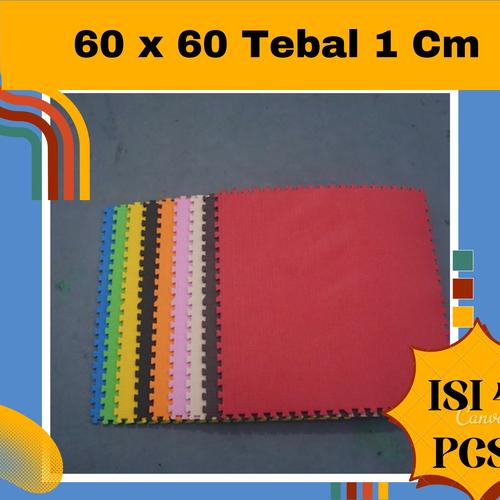 Jual Matras Silat & Olahraga Ukuran 60x60 Tebal 1 Cm Isi 4 Pcs ...