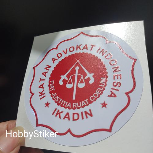 Jual Stiker IKADIN ikatan advokat indonesia untuk kaca mobil kantor ...