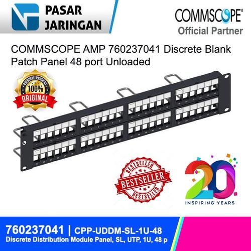 Jual COMMSCOPE AMP 760237041 Discrete Blank Patch Panel 48 port ...