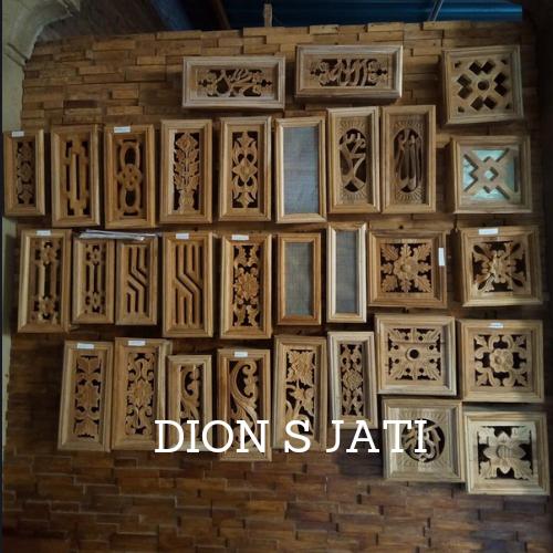 Jual roster lubang angin kayu motif ukiran jepara - Panjang 17x34CM ...