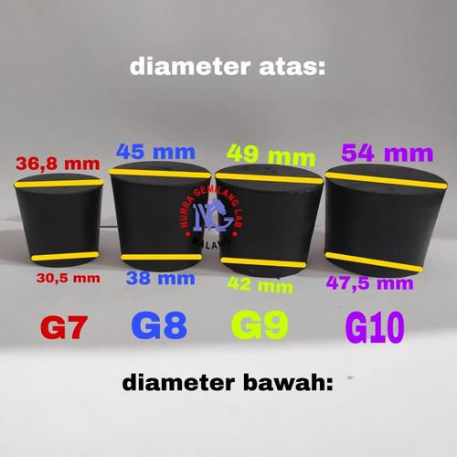 Jual Sumbat Karet botol Tutup Karet botol G 7/G8/G9/10 - G7 - Kota ...