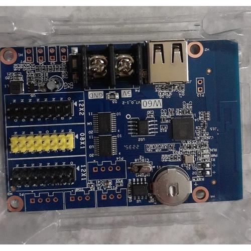Jual Controller Card LED HD-W60 Single Double Colour Running Text USB ...