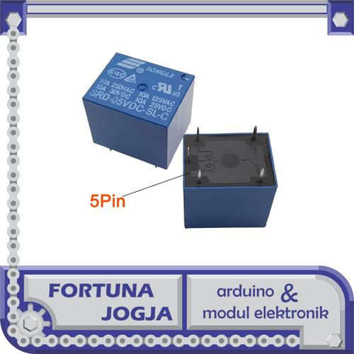Jual Relay 5 Kaki SRD 05V 12V 24V DC 10A - DC 5V - Kab. Bantul ...