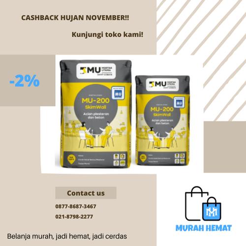 Jual SEMEN MORTAR UTAMA MU-200 SKIMWALL - MU 200 ACIAN PLESTERAN DAN ...
