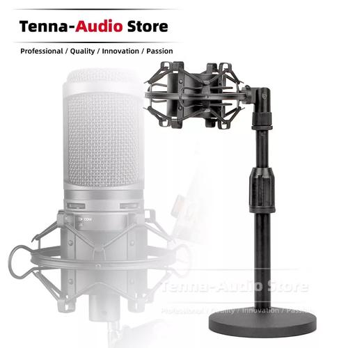 Jual Metal Stand mic Profesional with shockproof condenser mic holder ...