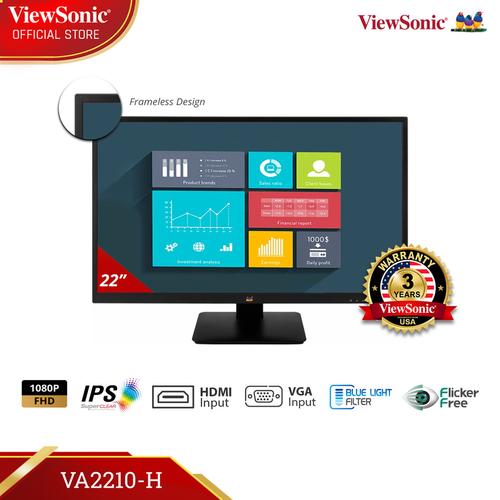 Jual ViewSonic VA2210-H 22'' IPS Monitor FHD HDMI and VGA input - Kota Makassar - BestBuy iT ...