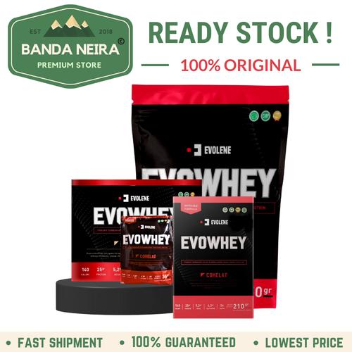Jual Evolene Evo Whey EvoWhey Protein Powder - CHOCO HAZELNUT, 1 SACHET ...