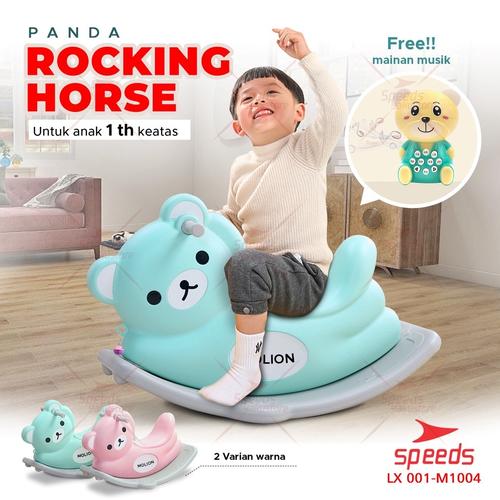 Promo SPEEDS Mainan Kuda Jungkit Mainan Anak Rocking Panda Horse Kidu ...