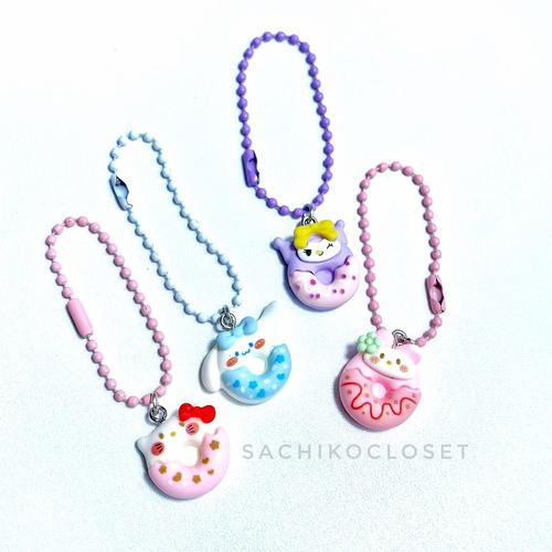 Jual gantungan kunci sanrio donut hello kitty keychain lucu - hello ...