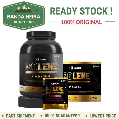 Jual Evolene Isolene Whey Protein Isolate Powder - VANILLA, 1 SACHET ...