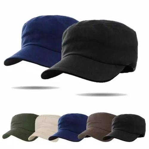 Jual Topi Komando Army Kanvas Polos Warna - Ijo Army - Jakarta Barat ...
